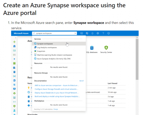 Azure Synapse Analytics Workspaces Experience - David Alzamendi
