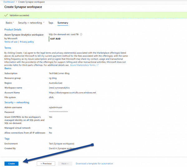 Create Your First Azure Synapse Analytics Workspace - David Alzamendi