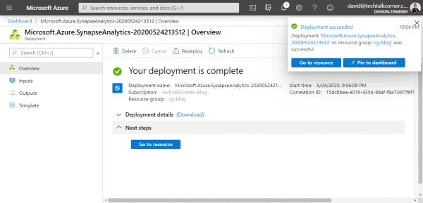 Create Your First Azure Synapse Analytics Workspace - David Alzamendi