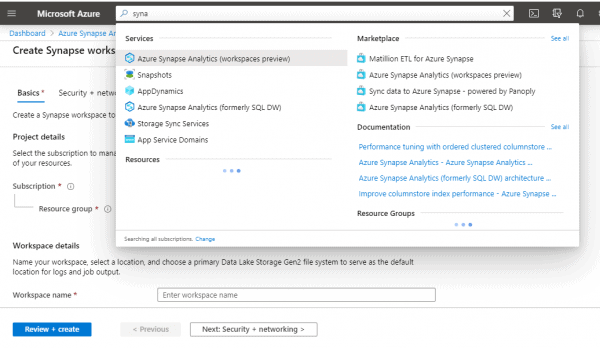 Create Your First Azure Synapse Analytics Workspace David Alzamendi 4501