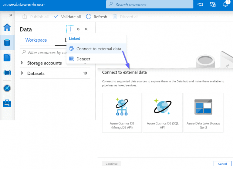 Create Azure Synapse Link for Azure Cosmos DB SQL API
