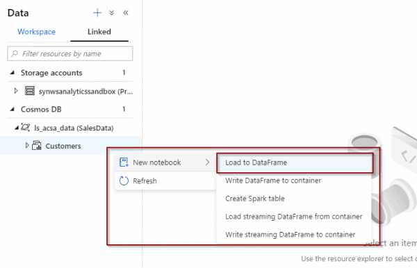 Create Azure Synapse Link for Azure Cosmos DB SQL API