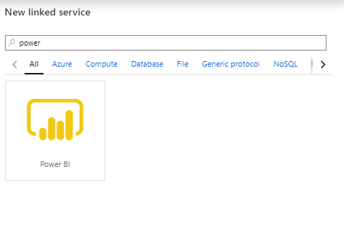 Develop Hub Power BI Linked Service - David Alzamendi